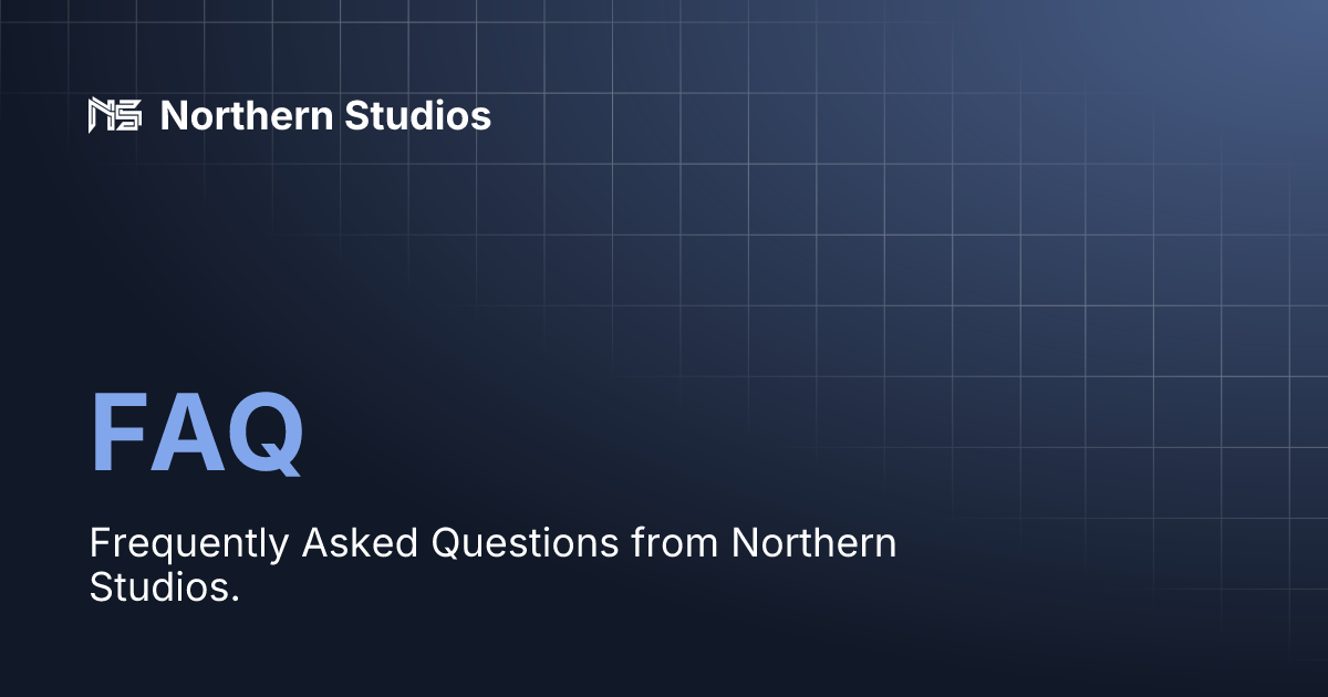 FAQ | Northern Studios